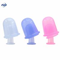 China Anti Cellulite Body Massage Silicone Cupping Therapy Set 6.8 5 3.6 1.5cm for sale