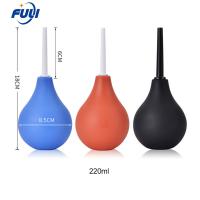 China OEM Medical Douche Rubber Enema Bulb Phthalates Free 160ml 224ml for sale