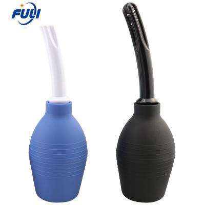 China Anal Douche Enema Bulb Vaginal Douche Enema Cleaner for Women’s or Man’s Health (310ml Black) for sale
