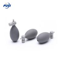 China Flexible White PVC Sphygmomanometer Pump Bulb Strong Suction for sale