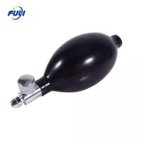China Flexible White PVC Sphygmomanometer Pump Bulb Strong Suction for sale