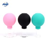 China 4 Pcs Facial Lifting Silicone Face Cupping Cups Jar Vacuum Vaccum Cupping Medical Silicone Therapy for sale