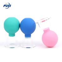 China ４Pcs Different Size Anti Cellu Vacuum Cupping Cup Silicone Family Facial Body Massage Therapy Cupping Cup for sale
