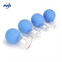 China Chinese medicine massage tool 4 PCS cellulite cups Silicone Cupping cup Vacuum Massage cup for sale