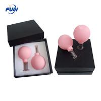China 4 Pieces Vacuum Facial Silicone Cupping Without Fire Massager Cellulite Vacuum Suction Silicone for sale