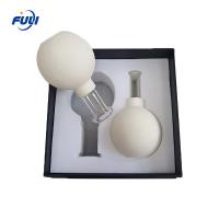 China 2 Pcs 15/25mm Blue Facial Cupping Set Increase Blood Circulation Massage Tool Massage Cups for sale