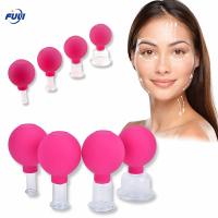 China Vacuum Facial Silicone Cupping Without Fire Massager Cellulite Vacuum Suction Silicone for sale
