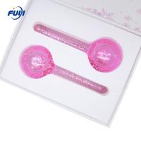 China customize skin crystal summer skinacare hot cooling ball magic face mini rose gold ice globes for sale
