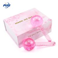 China customize skin crystal summer skinacare hot cooling ball magic face mini rose gold ice globes for sale