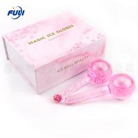 China customize skin crystal summer skinacare hot cooling ball magic face mini rose gold ice globes for sale