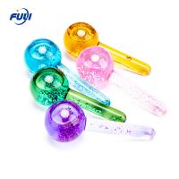 China customize skin crystal summer skinacare hot cooling ball magic face mini rose gold ice globes for sale