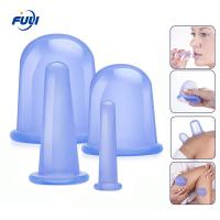 China Amazon Hot Selling Anti Cellulite Vacuum Suction Silicone Cupping Therapy Set Factory Price Body Massage for sale