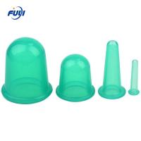 China 1pcs Suction Silicone Massage Cupping Anti-Cellulite Cups Facial and Body Therapy for sale