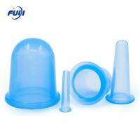 China 4 piece in massage gua sha tin suction sha tasteless beauty balance silicone thumb cupping health massage for sale