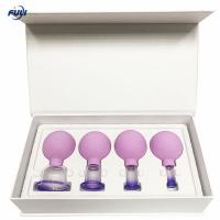 China Pull Out Vacuum Apparatus Massage Cupping Hijama Cups Anti Cellulite 4 Pcs for sale