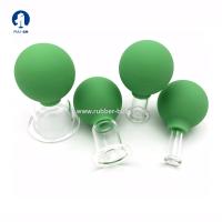 China Facial Vacuum Massage Suction PVC Silicone Glass Cupping Set Anti Cellulite for sale