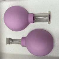 China 2pcs  Different Size Anti Cellulite Vacuum Silicone Cupping Therapy Silicone Cupping Massage Silicone Facial Cupping Set for sale