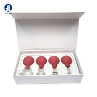 China 4 PcsVacuum Cupping Therapy Set Chinese Physiotherapy Ventosas Hijab Face Jars Cellulite Suction Cups Massager for sale
