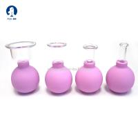 China 4 Pcs Different   Reusable Safe Silicone Anti Cellulite Cup Massage Suction Cups Manual Suction Cups Cupping Therapy Cup for sale