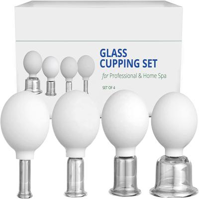 China 4 Pcs Silicone Cupping  For Cupping Massage, Lymphatic Drainage, Anti Aging Beauty Tool,Increase Blood Circulation for sale