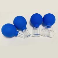 China 4 Pcs 15/25/35/55mm Cupping Glass Set  Cupping Therapy Set Glass Fire Cupping Hijama Cups Glass Set for sale