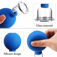 China Dual Shape silicone face cupping massage set vacuum facial cupping cup for sale