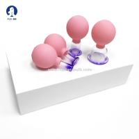 China Colorful Silicone Massage Cupping Cup Professional Medical Vacuum Therapy Silicone Cupping Massage for sale
