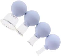 China 4 Pcs Reusable Silicone Manual Massage Suction Cups For Cellulite for sale