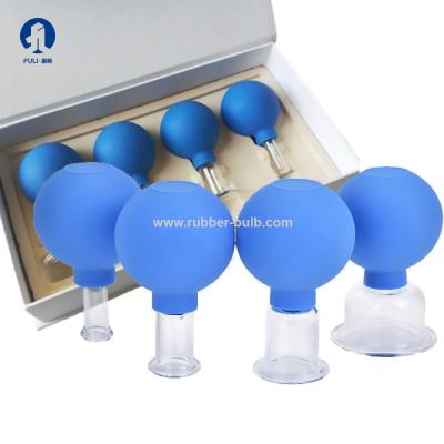 China 4 Pcs 15/25/35/55mm Anti Cellulite Body And Facial Vacuum Suction Cups For Pain Relief,Relaxation,Anti-Aging for sale