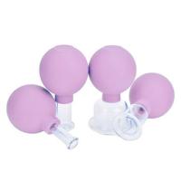China 4 Pcs Reusable Silicone Manual Massage Suction Cups For Cellulite for sale