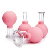 China 4 Pcs Reusable Silicone Manual Massage Suction Cups For Cellulite for sale