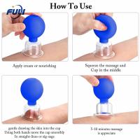 China Cupping Therapy Sets,4 Cups Thick Chinese Acupoint Glass Cupping Therapy Set For Professionals for sale