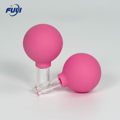 China A Set Of Two Different Size Cupping Therapy Sets Silicone Anti Cellulite Cup Vacuum Suction Massage Cups Facial Cupping for sale