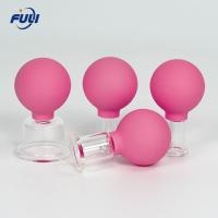 China Dual Shape 4pcs Rubber Face Cupping Massage Set Vacuum Facial Cupping Cup for sale