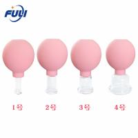 China Cupping Set Vacuum Therapy Vacuum Cupping Glass Massage Cups Glass 4 for sale