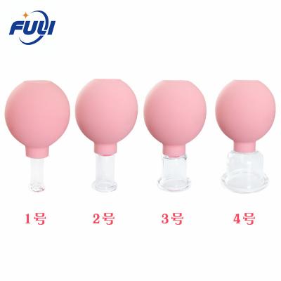 China Cupping Set Vacuum Therapy Vacuum Cupping Glass Massage Cups Glass 4 for sale