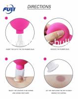China Vacuum Facial Silicone Cupping Without Fire Massager Cellulite Vacuum Suction Silicone for sale
