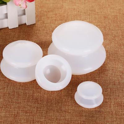 China 4pcs Professional Silicone Cupping Therapy Set Anti Cellulite for sale