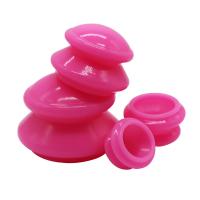 China Silicone Vacuum Suction Massage Cups 4 Pcs For Deep Tissue Myofascial Release for sale