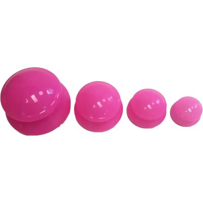 China 4pcs Silicone Cupping Therapy Set, Professional Chinese Body Massage Tool, Advanced Vacuum Suction Cups Set For Joints for sale