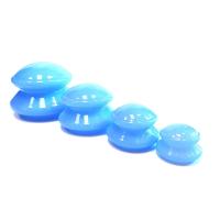 China 4pcs Silicone Cupping Therapy Set, Professional Chinese Body Massage Tool, Advanced Vacuum Suction Cups Set For Joints for sale