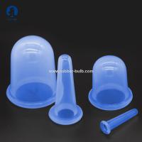 China Facial Pliable Silicone Cupping Set 70x80mm For Face And Neck for sale