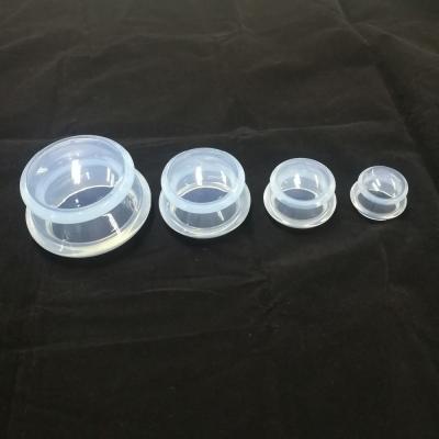 China Anti Cellulite Vacuum Transparent Cupping Cup Silicone Body Massage Therapy Suction Cupping Cup Set 4 Size for sale