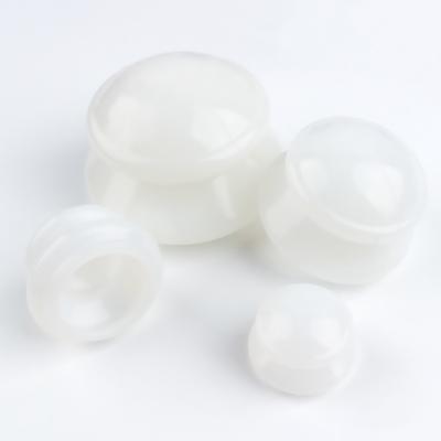China Silicone Cupping Therapy Set - Clear Massage Cupping Therapy Vacuum Suction Cups - Anti Cellulite, Detox, Joint Pain for sale