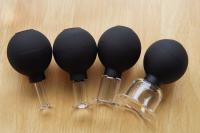 China Facial Cupping Therapy Sets Cup Massage,4 Pieces Silicone Vacuum Suction Lymphatic Drainage Massage Cupping Tool for sale