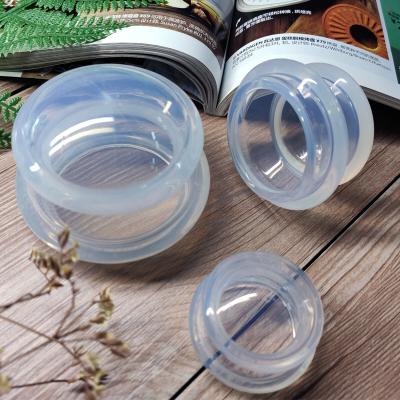 China 4 Pcs Different Size Anti Cellulite Silicone Massage Cups Anticellulite Cups Set Vacuum Cup Set Facial Suction for sale