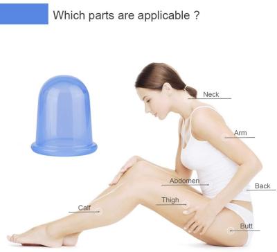 China 4 Pcs Cupping Therapy Vacuum Silicone Massage Cupping Set Anti Cellulite for sale