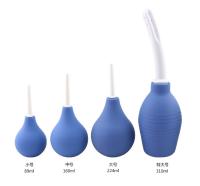 China Easy Squeeze Silicone Anal Enema Bulb Bpa Phthalates Free for sale