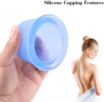 China Anti Cellulite Oil Vacuum Silicone Massage Cupping Cups 1.8/2.4/3/3.9inches for sale