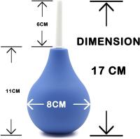 China Premium Enema Bulb Douche Safe Nozzle Silicone Enema Kit For Men Women for sale